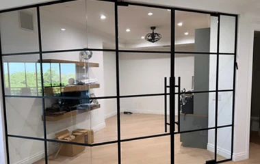 Glass Partitions - A Crystal Glass & Mirror