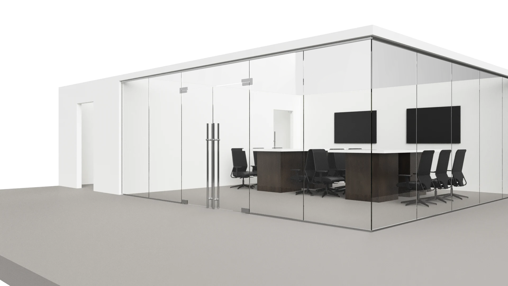 Glass Partition Herculite - A Crystal Glass & Mirror